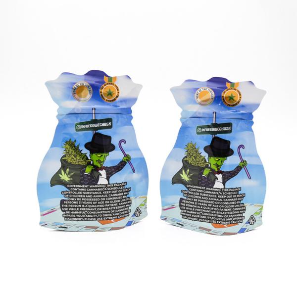 Quality Gift Vacuum Vape Cartridge Mylar Bag Child Resistant Bag Pet Material Unique for sale