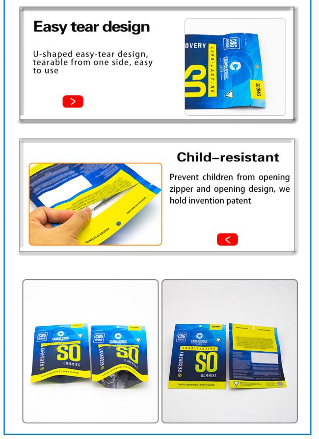 Custom logo printing on packaging