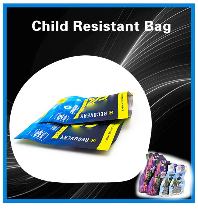 Custom printed packaging bag sample