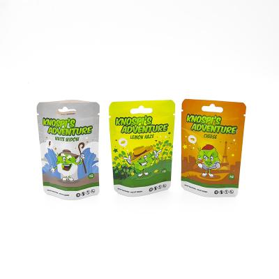 China Custom Logo Mylar Printed Odor Resistant Zipper Bags Food Grade Packaging Bags for sale