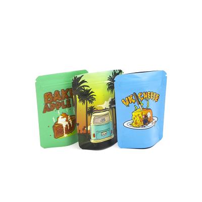 중국 맞춤형 인쇄 된 다시 닫을 수 있는 어린이 단독 냄새 방지 1g 3.5g 7g 14g 28g 1oz Mylar 가방 판매용