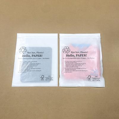 Chine Self Adhesive Stripe Clear Clothing Packaging For Glassine Paper Bag Packaging Sock à vendre