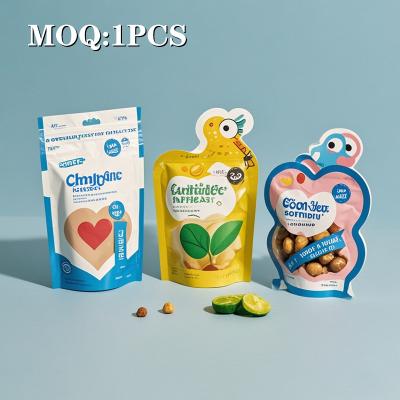 중국 어린이 저항성 Mylar 지퍼 가방 안전 잡초 운송을 위해 다이 커트 디자인 판매용