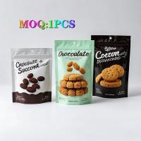 China Custom Printed Aluminum Plastic Stand Up Pouch with Zipper 100g 200g for Food Packaging for sale