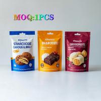 China Custom Digital Printing Food Packaging Bag 24 Colors Zip Resealable Plastic for sale