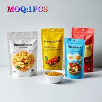 China Custom Aluminum Foil Stand Up Pouch for Snack Tea Chocolate Packaging 100g for sale