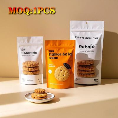 China Custom Printed Ziplock Laminated Food Candy Snack Nuts Coffee Packaging Mylar Bag Wholesale Stand Up Pouch With Zipper for sale