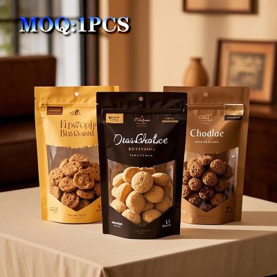 China Laminated Aluminium Foil Flexible Plastic Zip Lock Doypack Gummy Food Packaging Bags Custom Print Recyclable Stand Up Pouch for sale