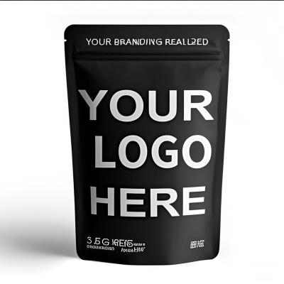 中国 カスタム印刷 マット スタンドアップ Ziplock マイラーバッグ 再開可能 臭いを防げる食品包装袋 販売のため