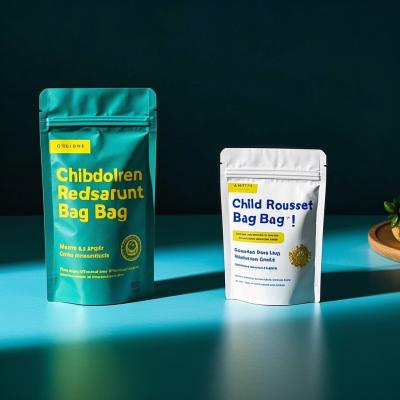 中国 Child Resistant Bags | 8-12 Mil Thick Plastic Composite | Airtight Zipper & Tamper-Evident Seal | FDA/SGS Certified for Medicine/Food 販売のため