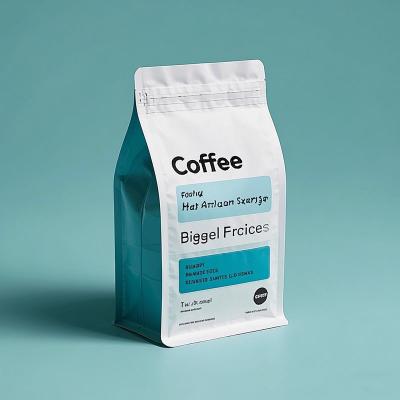 China 【8-Sided Sealed Flat Bottom Pouch】Food Grade Multi-Purpose Vacuum Packaging for Coffee/Tea/Cosmetics - Durable Standing Bag with Ziplock & Custom Printing (FDA/ISO Certified) for sale