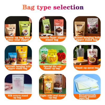 China Premium Resealable Stand-up Pouch Leakproof Food Packaging Custom Sizes for sale