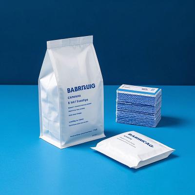 China High Barrier Eight Side Sealing Flat Bottom Bag Eco-Friendly & Custom Printed For Food Coffee Pet Food Packaging OEM/ODM Support for sale
