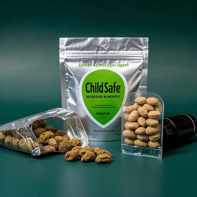 中国 Wholesale Child Proof Bags - Child Resistant & Tamper Evident Pouches with Airtight Ziplock for Medicines, Snacks, CBD 販売のため