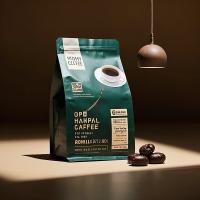 Quality Eco-Friendly Coffee Bags with Degassing Valve - Biodegradable Kraft/AL Foil, 8oz for sale