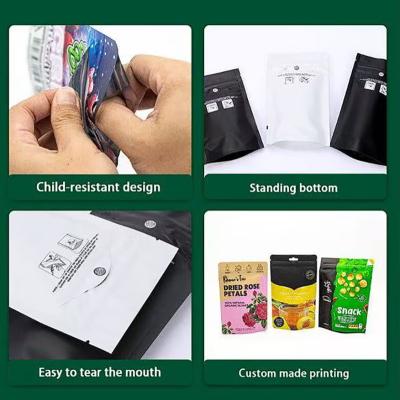 China Mylar Ziplock Bags Wholesale Airtight Multi - Layer Pouches For Coffee Beans Bulk for sale