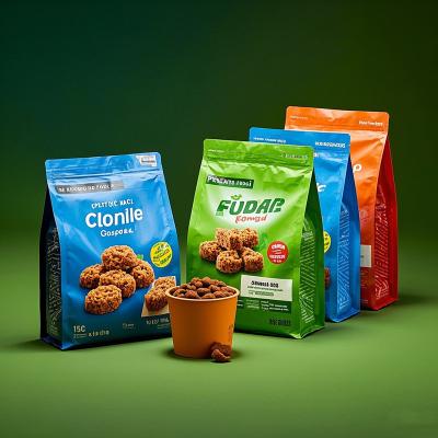 中国 Child-Resistant Custom Pouches Factory Direct Wholesale Eco-Friendly Bags for Pet Food 販売のため
