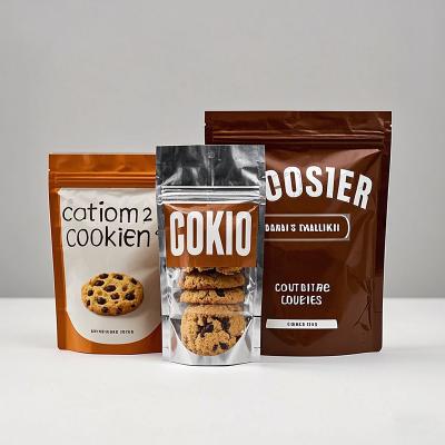 中国 Wholesale Custom Printed Mylar Bags For Cookies Branded Pouches Factory Direct 販売のため
