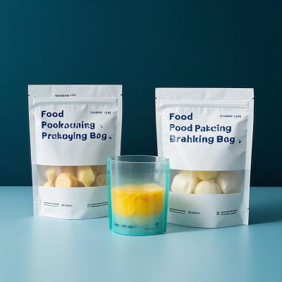 China Food Packaging Bag 3-Layer Composite Moisture-Proof Stand-Up Zipper Closure for sale