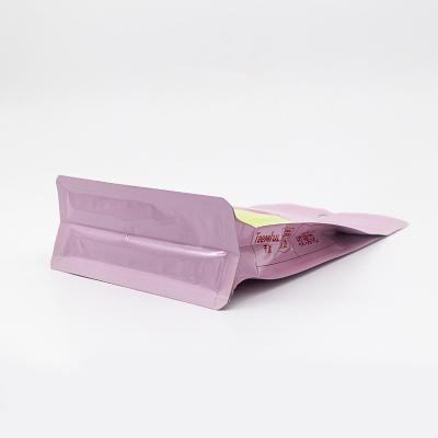 China FDA Certified Standing Pouch Flat Bottom Leak-Proof Design & High Barrier Material Custom Logo Size Printing Bulk Order Discount  For Coffee / Snacks / Nuts for sale