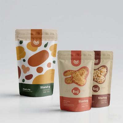 China Bolsas de embalaje de alimentos con cerradura segura resistentes a fugas Bolsas selladas a granel ecológicas personalizables en venta