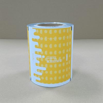 China Película de embalagem em rolos de PET/AL/PE em pó de camada múltipla de qualidade alimentar, de tamanhos personalizados, à prova de umidade e certificada ISO para café/latte em pó/detergente à venda