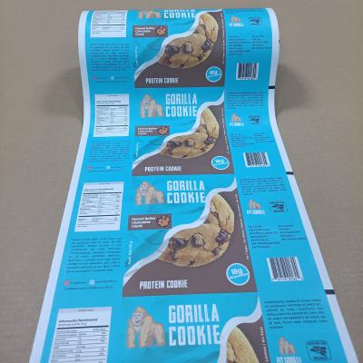 China Pre-Printed Biscuit Roll Film  8-Color Pantone & 100–2800 Mm Custom Width for sale