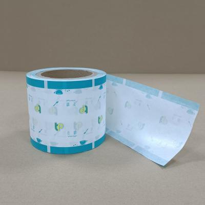 China White Sugar Roll Film Food Packaging High Barrier Composite Material Custom Size & Thickness for sale