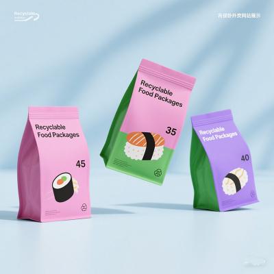 China コーヒー,茶,食品の包装のためのジッパー付き8面立立立ポケット for sale