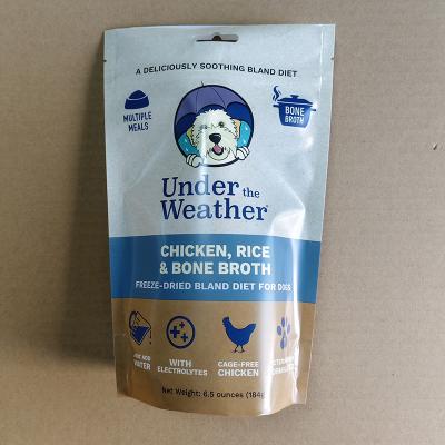 China Bolso de pie a medida Eco-amigable vuelve a cerrar para el café alimentos para mascotas cosméticos 100g 500g 1kg for sale