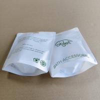 China Biodegradable Translucent Stand Up Pouches 10-70cm Width for Bath Accessories Packaging for sale
