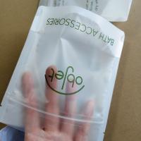 China Biodegradable Translucent Stand Up Pouches 10-70cm Width for Bath Accessories Packaging for sale
