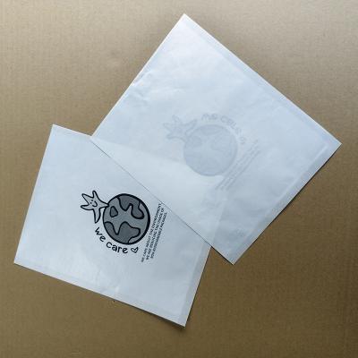 Cina Sacchetti di carta di vetro riciclabili ecologici resistenti al grasso vista chiara per artigianato alimentare articoli piccoli in vendita