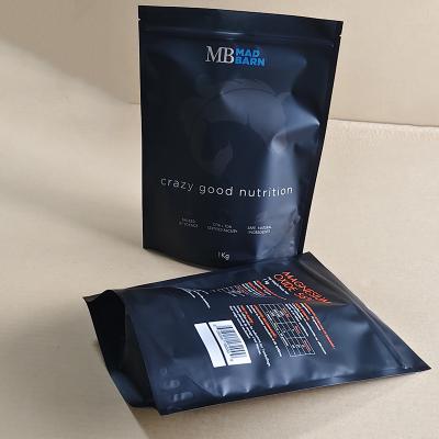 China Custom Printed Stand Up Pouch for Coffee 3 Side Seal Matte Finish Freshness Lock Packaging for sale