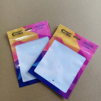 China Cost-Effective Three Sided Sealing Bags With High Visibility Window For Small Electronics Accessories Packaging. for sale