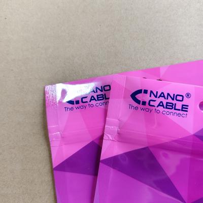 China Cost-Effective Three Sided Sealing Bags With High Visibility Window For Small Electronics Accessories Packaging. for sale