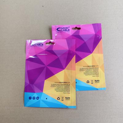 China Cost-Effective Three Sided Sealing Bags With High Visibility Window For Small Electronics Accessories Packaging. for sale