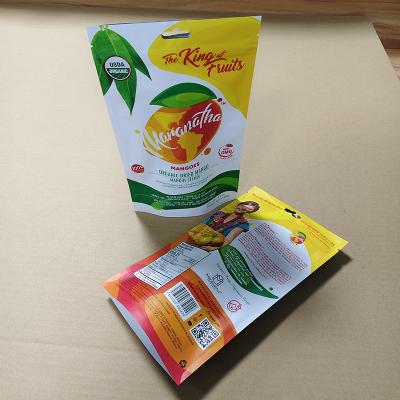 China ​Ziplock Resealable Mango Bag 10-Color Gravure Print 500g Thick-Cut Portion for sale