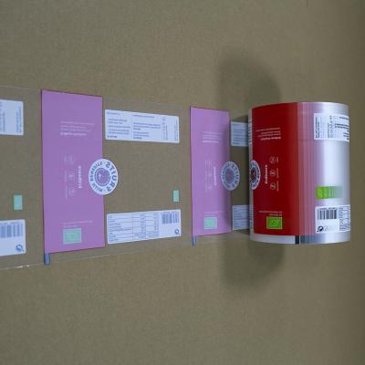China Filme fosco reciclável e compostável com impressão personalizável e superfície transparente para embalagens de alimentos. à venda