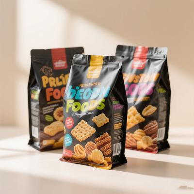 China Stand-Up Mylar Pouches With Resealable Zipper | Retail-Ready Shelf Display Solution for sale