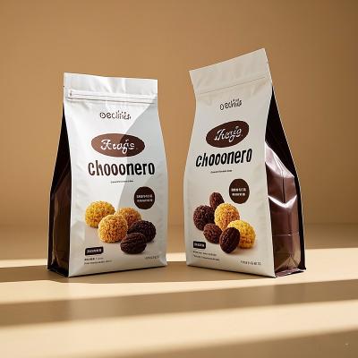 China ​Resealable Stand-Up Mylar Pouches With Matte Finish | 10-Color Custom Printing & Child Lock for sale