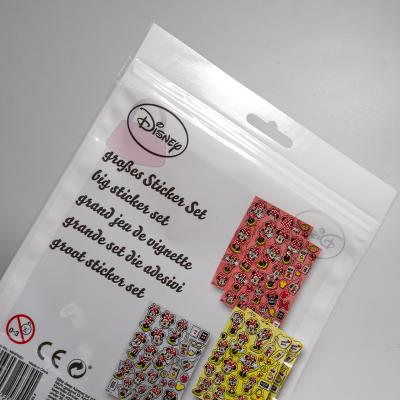 중국 장난감 포장을 위한 맞춤형 인쇄 삼면 밀봉 백, 투명 창 및 정전기 방지 레이어 포함, 대량 주문 할인. 판매용