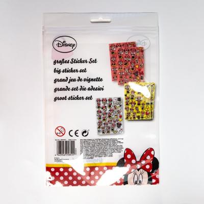 중국 장난감 포장을 위한 맞춤형 인쇄 삼면 밀봉 백, 투명 창 및 정전기 방지 레이어 포함, 대량 주문 할인. 판매용