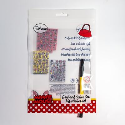 중국 장난감 포장을 위한 맞춤형 인쇄 삼면 밀봉 백, 투명 창 및 정전기 방지 레이어 포함, 대량 주문 할인. 판매용