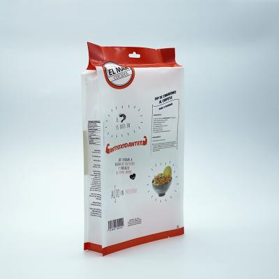 중국 맞춤 인쇄 냉동 해산물 포장 가방 투명 창문과 습기 방지 복합 재료가 있는 덩어리 가방 판매용