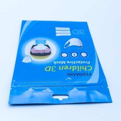중국 보호용 마스크를 위한 비생성 3면 밀폐 봉지 판매용