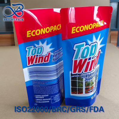 중국 친환경 삼중 밀봉 유리 세정제 봉투 - 재활용 가능한 복합 재료 판매용