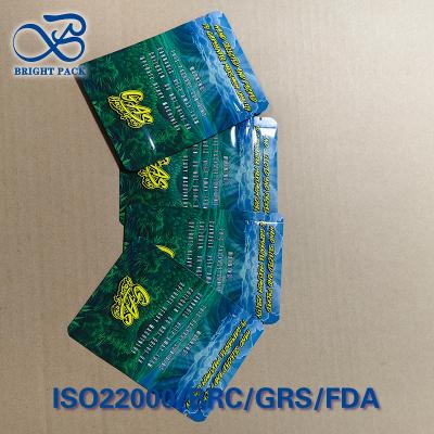 China Bolsas a prueba de niños con sello de 3 lados de Highland Pattern - Barrera a la humedad e impresión en rotogravura de 10 colores en venta