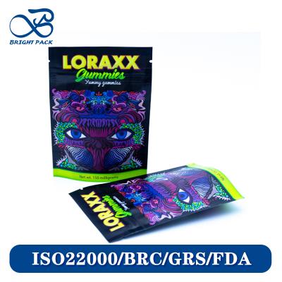 China Vibrant Printed Stand Up Pouches For Gummies Packaging With Customizable High-Color Brand Pattern. for sale