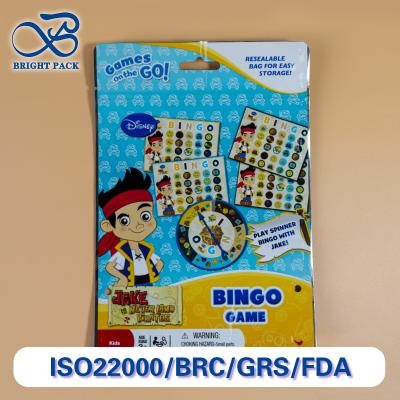 중국 장난감 포장을 위한 풀 컬러 인쇄 스탠드업 백, 가볍고 비용 효율적입니다. 판매용